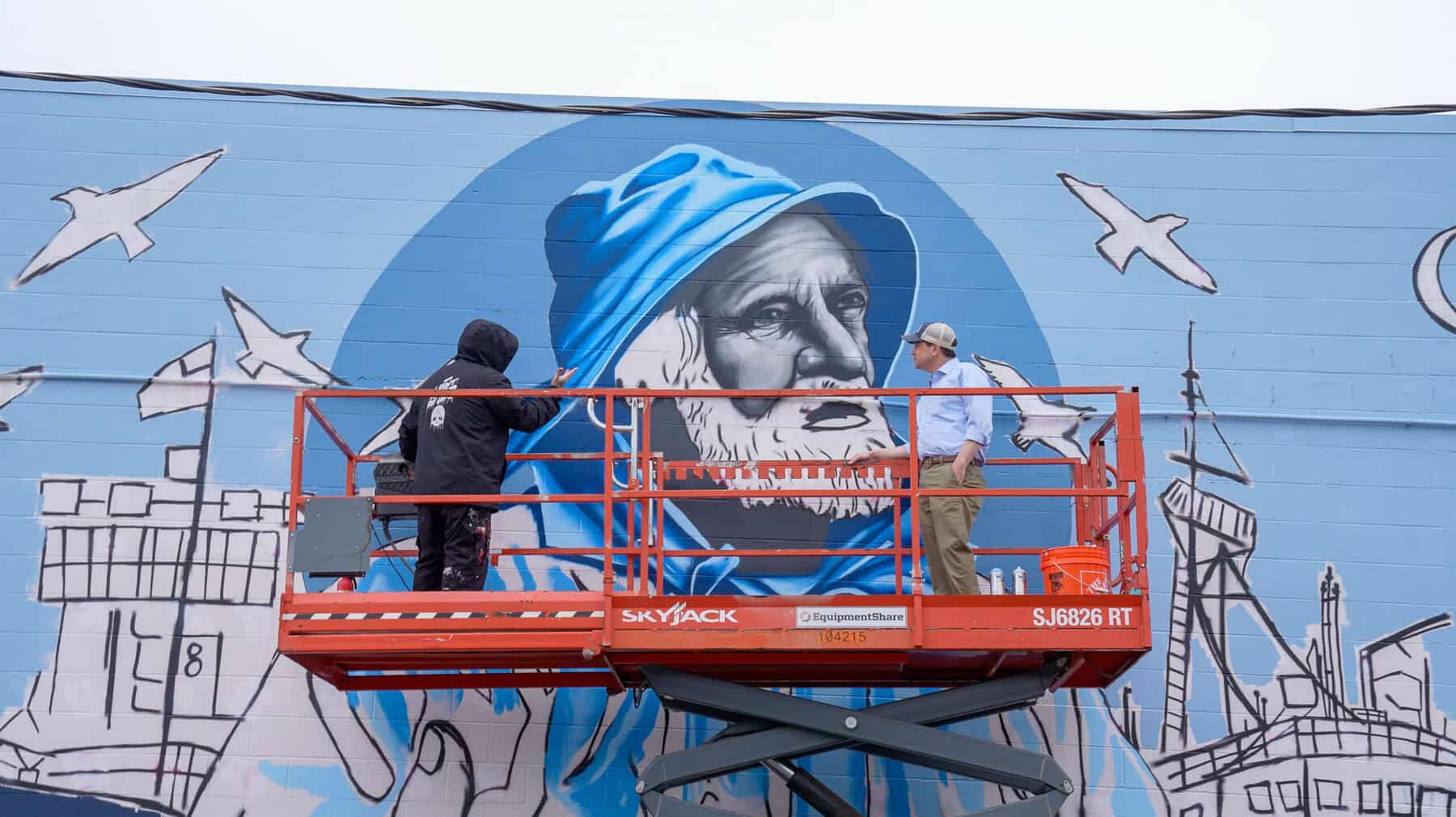 New murals bring color to the Ballard Brewery District