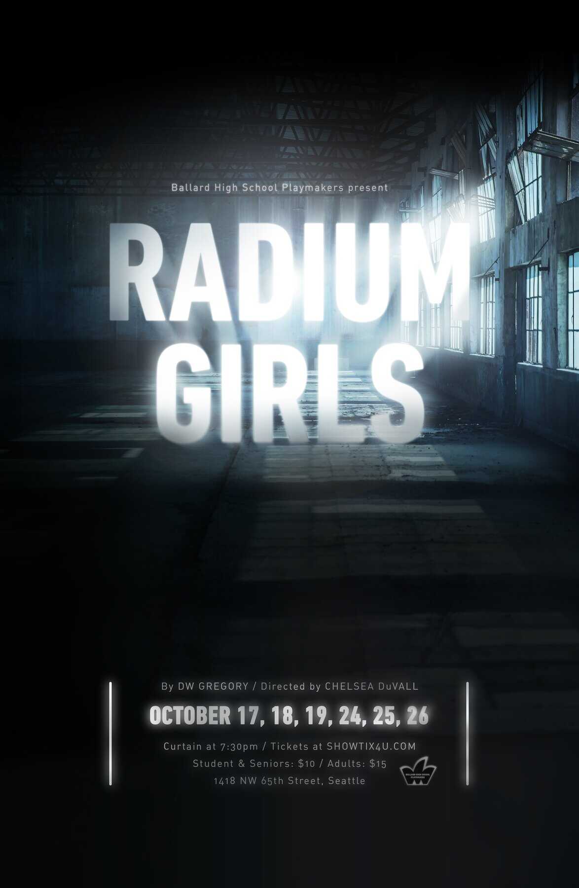 BHS to perform 'Radium Girls' starting next week - My Ballard