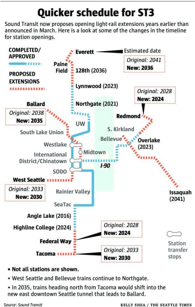 ST3 Plan Update: Ballard may receive grade separated light rail...in 19 ...