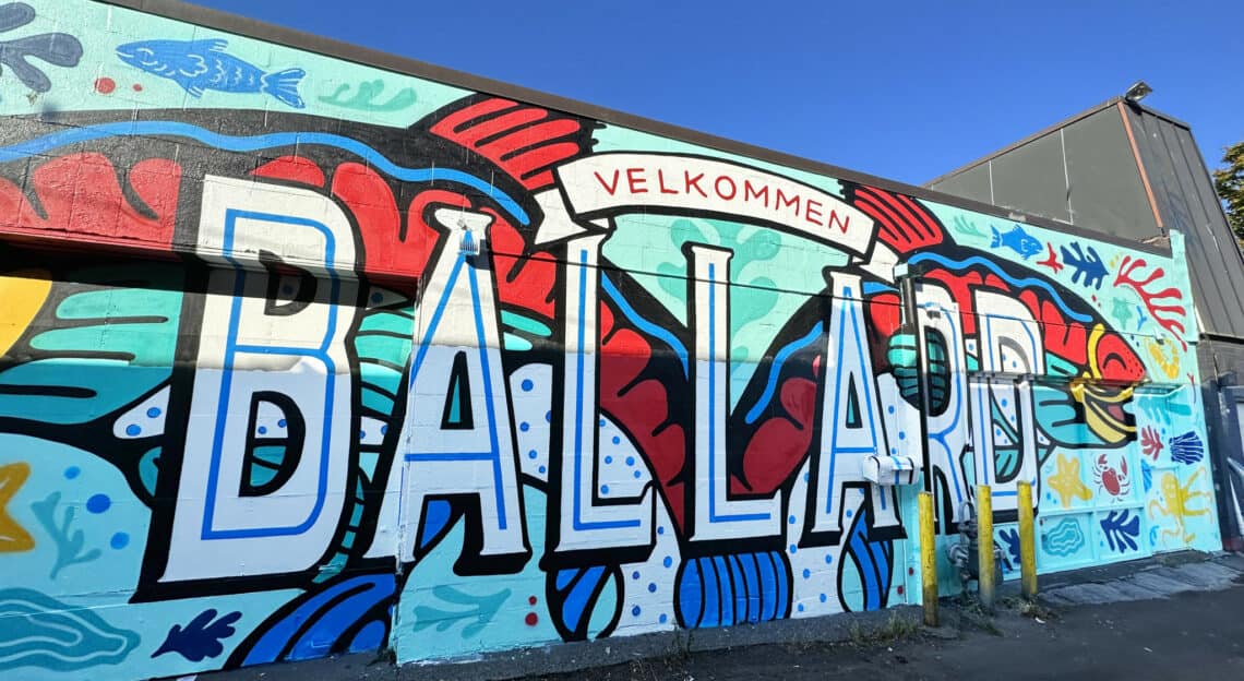 Local artists create new colorful murals in downtown Ballard – My Ballard